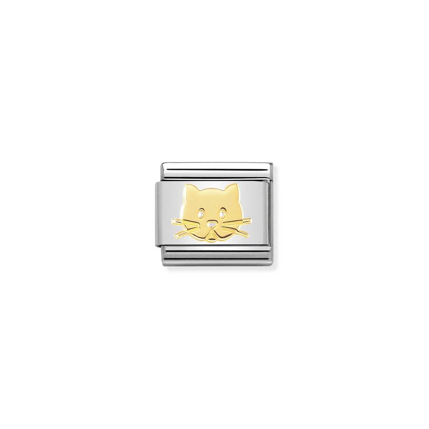 Nomination Gold Cat Snout Charms, 030162/53